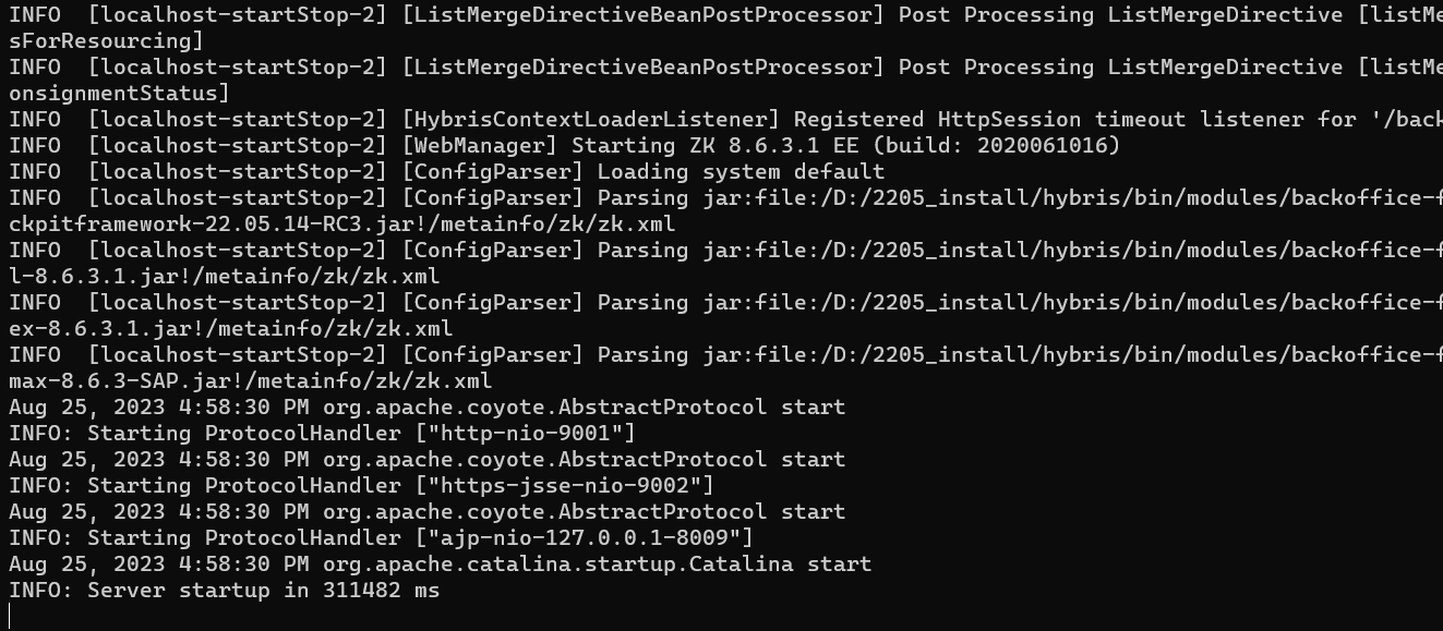 Installation of SAP Hybris Commerce 2205 & 2211